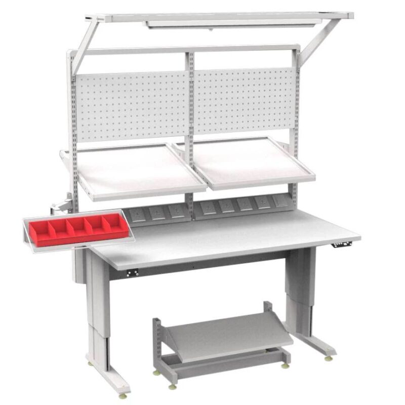 Adjustable ESD Workbench | Sit-Stand Anti-Static Bench
