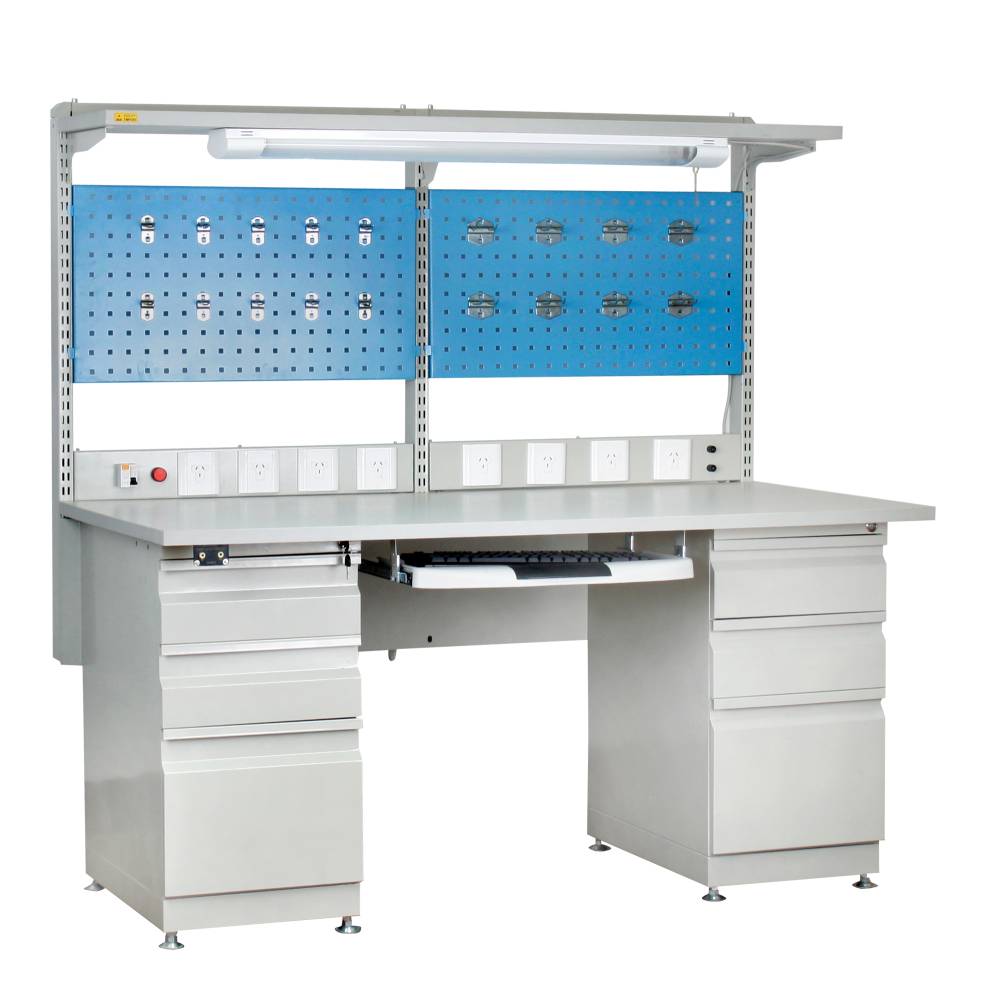 Pedestal Workbench with Drawers & Stage Options