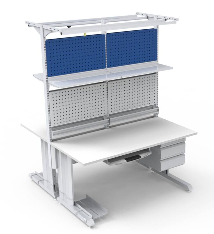 Double-Sided Modular Workbench | ESD-Safe & Flexible