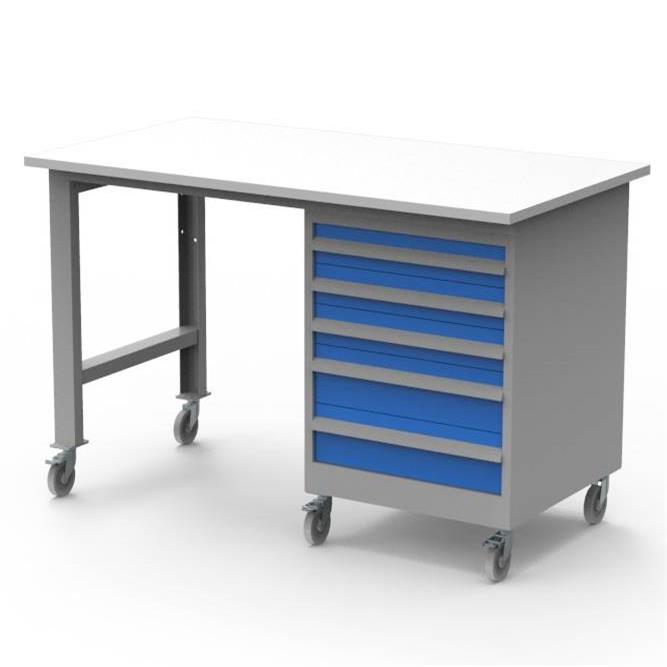Heavy Duty Mobile Workbench - Built to Handle Real Work ASIT ESD Furniture