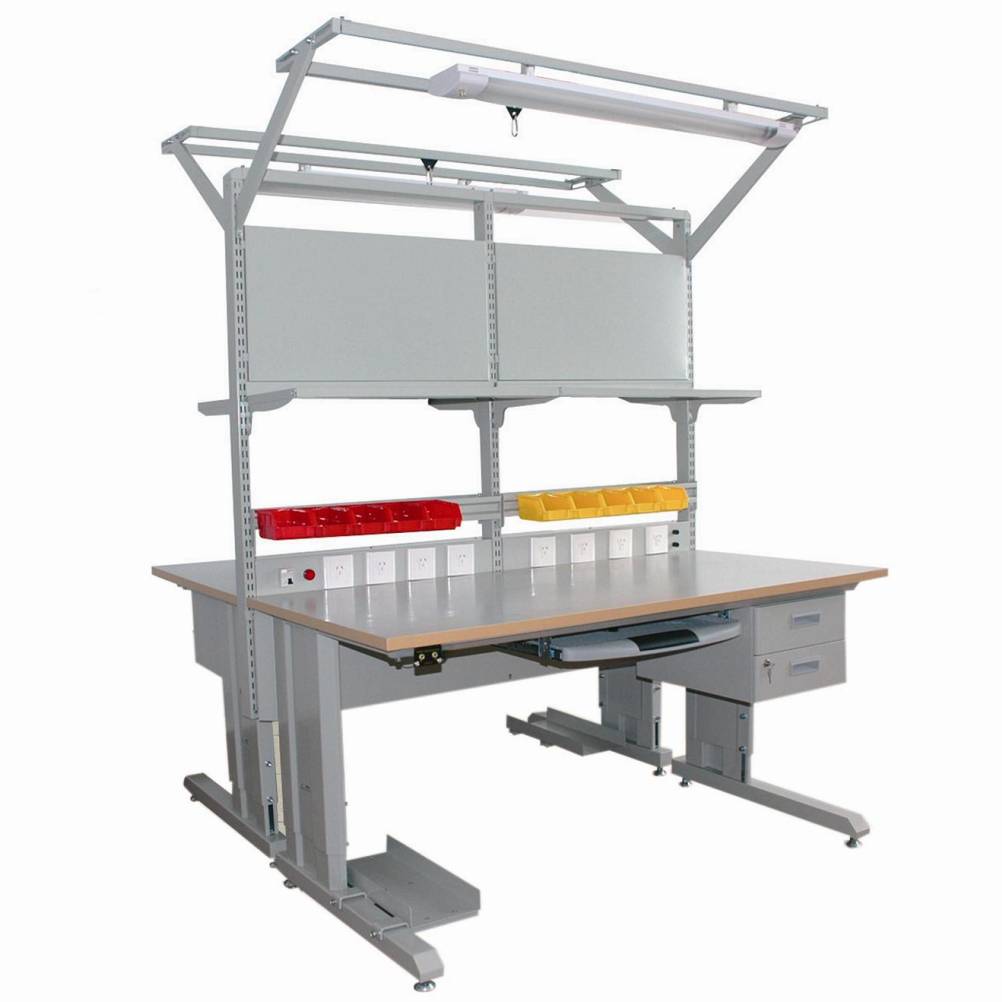Double‑Sided Workbench for Two-Person Workstations